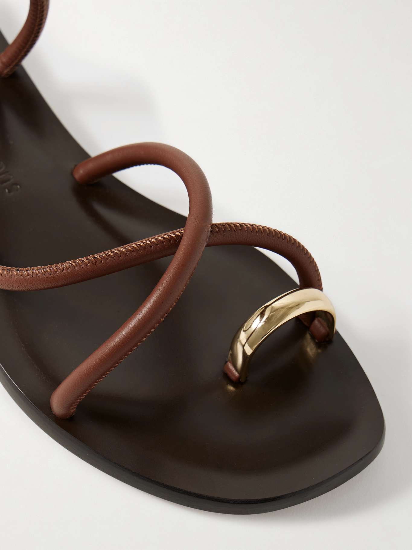 EMME PARSONS Laurie embellished leather sandals | NET-A-PORTER