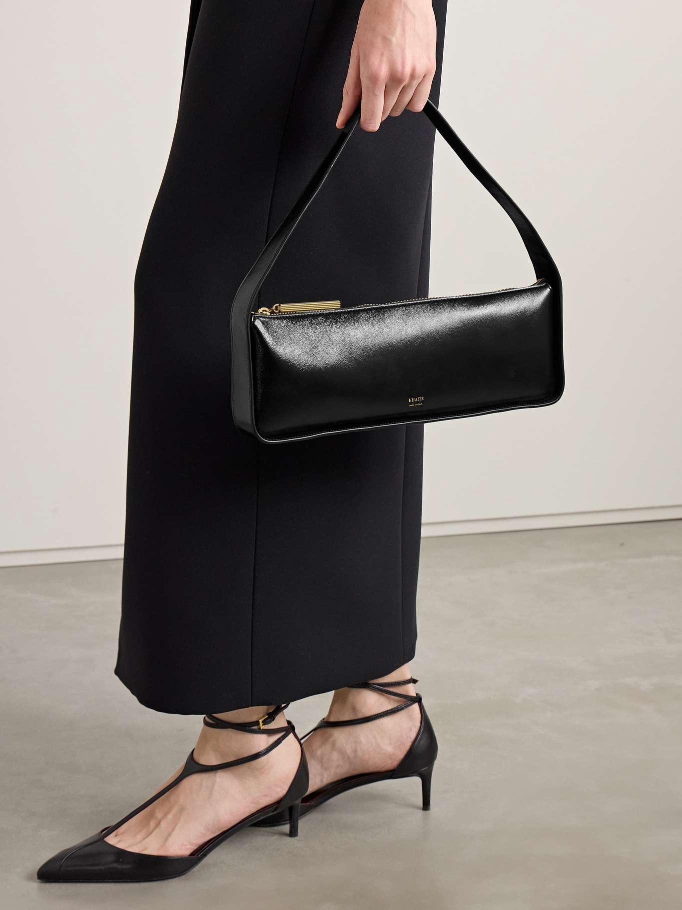 KHAITE Lori leather shoulder bag | NET-A-PORTER