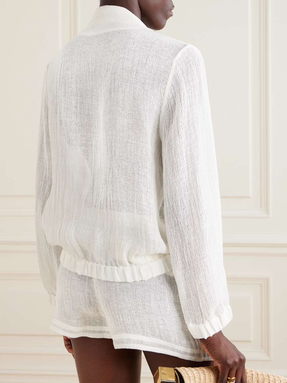 LE KASHA Samalut organic linen-gauze shirt | NET-A-PORTER
