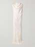 KALLMEYER Toma draped satin gown | NET-A-PORTER