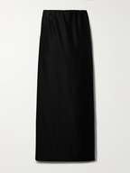 THE ROW Saul cotton and silk-blend maxi skirt | NET-A-PORTER