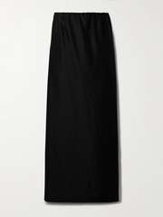 THE ROW Saul cotton and silk-blend maxi skirt | NET-A-PORTER
