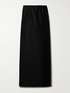 THE ROW Saul cotton and silk-blend maxi skirt | NET-A-PORTER