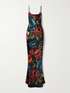 S.S. DALEY Willow floral-print silk-satin maxi dress | NET-A-PORTER