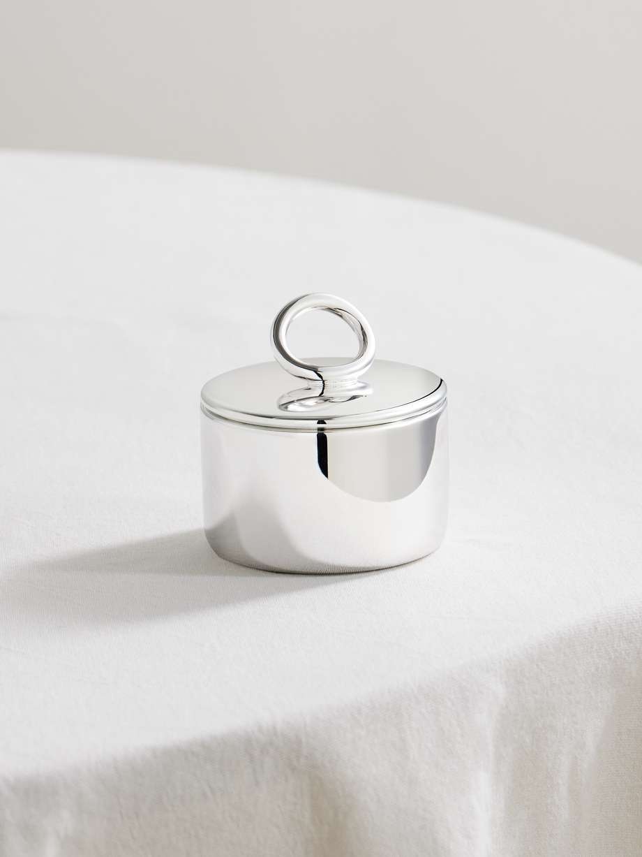 CHRISTOFLE Vertigo silver-plated sugar bowl | NET-A-PORTER