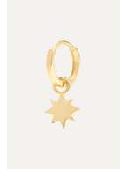 ALISON LOU Sun Huggy 14-karat gold and enamel earring | NET-A-PORTER