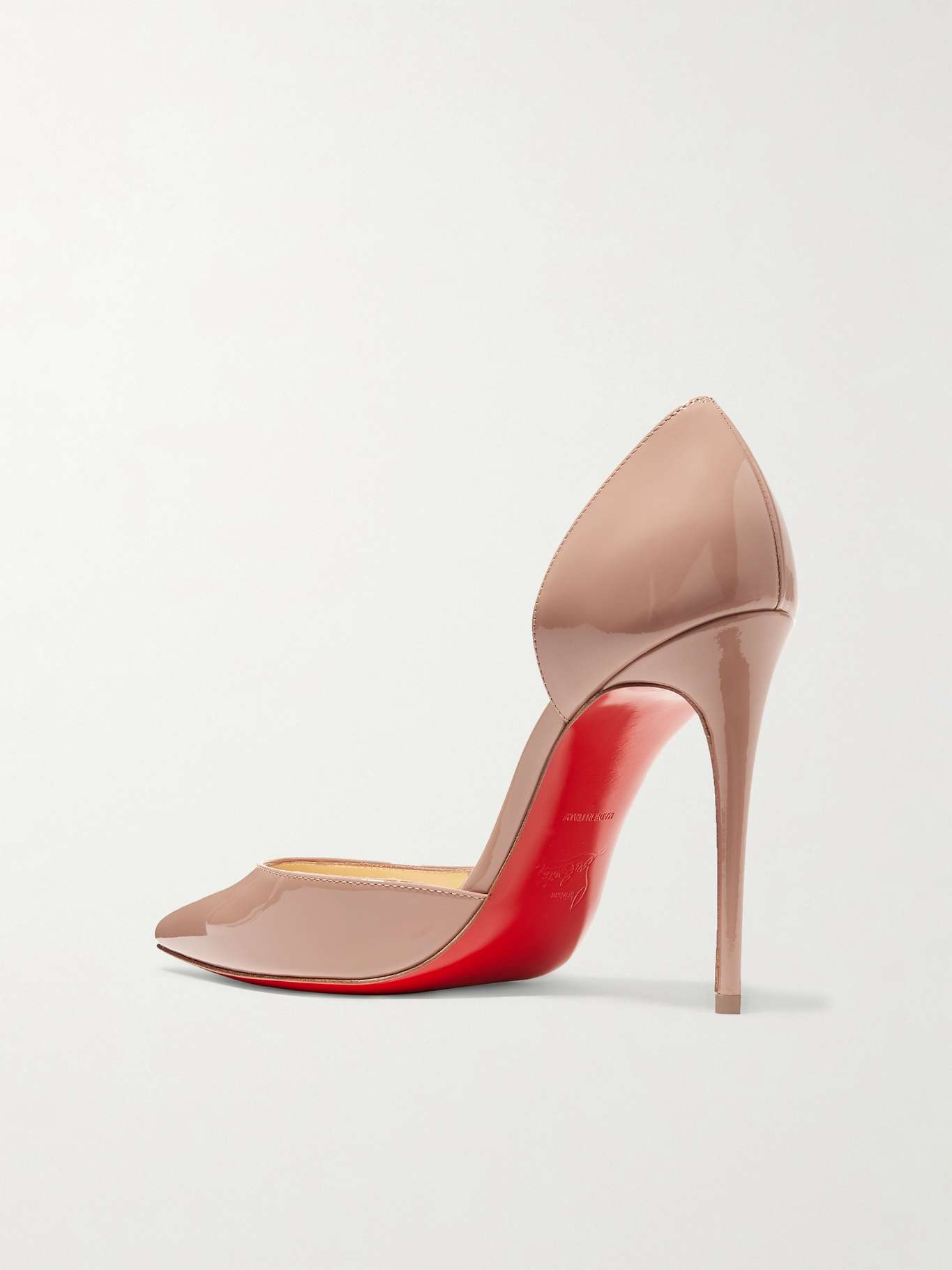 CHRISTIAN LOUBOUTIN Iriza 100 patent-leather pumps | NET-A-PORTER