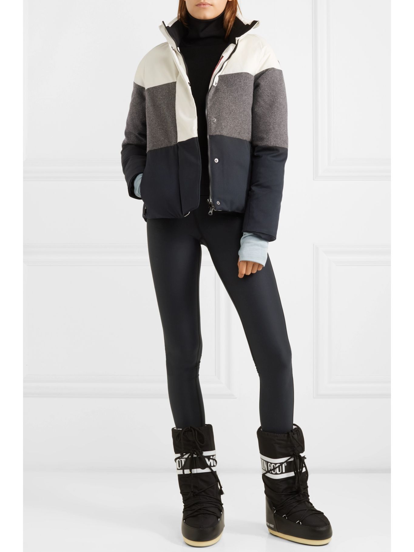 Black Peri stretch ski leggings | ERIN SNOW | NET-A-PORTER