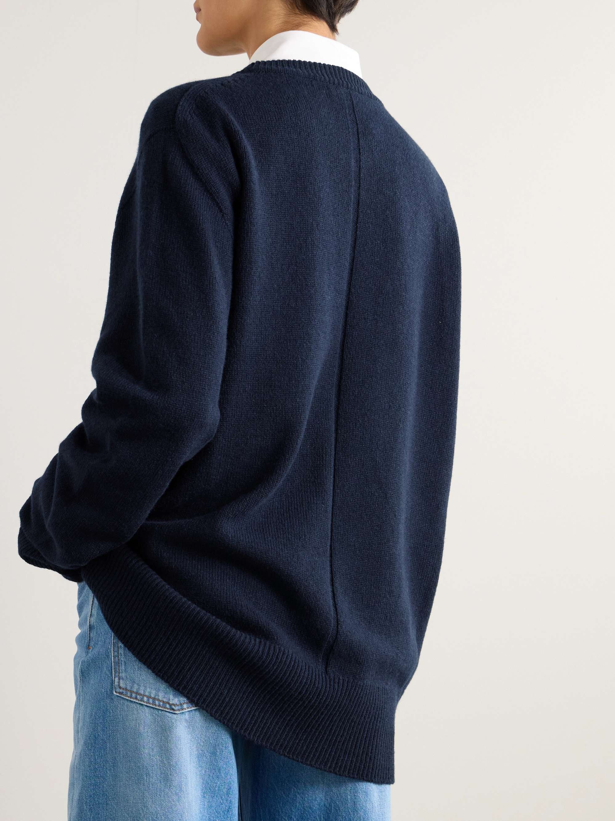 THE ROW Essentials Sibem wool and cashmere-blend sweater | NET-A-PORTER