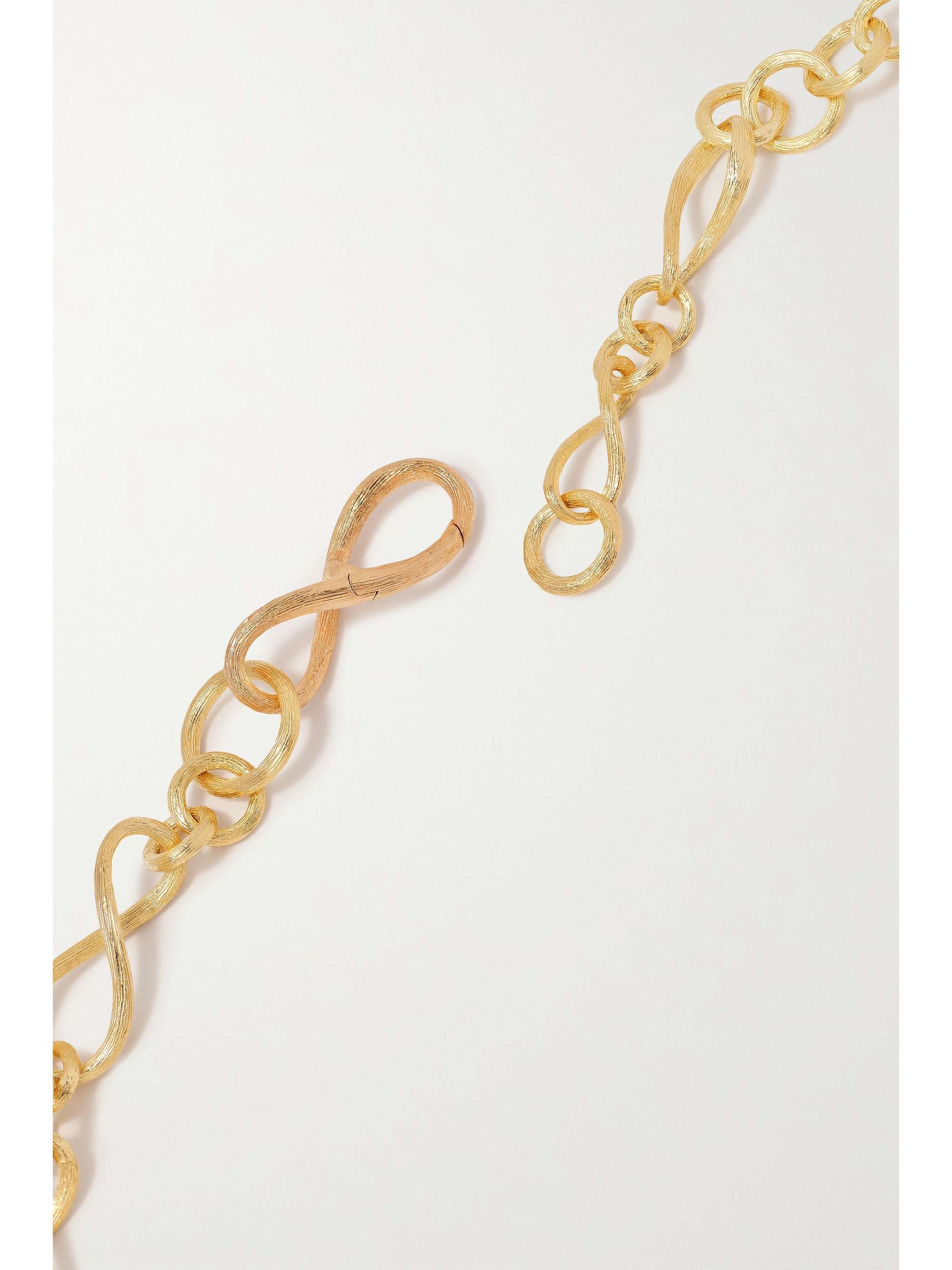 Gold Love small 18-karat yellow and rose gold necklace | OLE LYNGGAARD ...