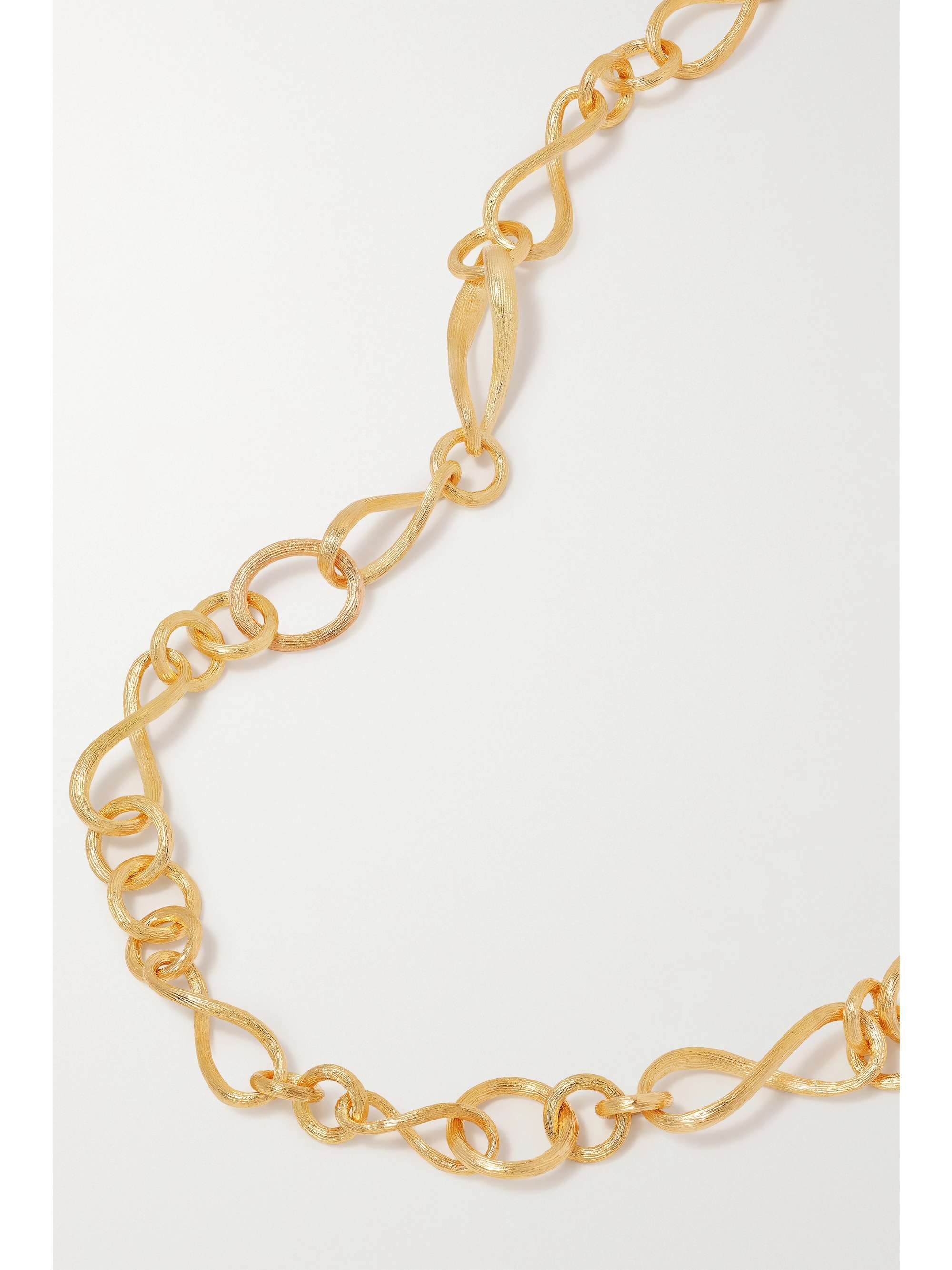 Gold Love small 18-karat yellow and rose gold necklace | OLE LYNGGAARD ...