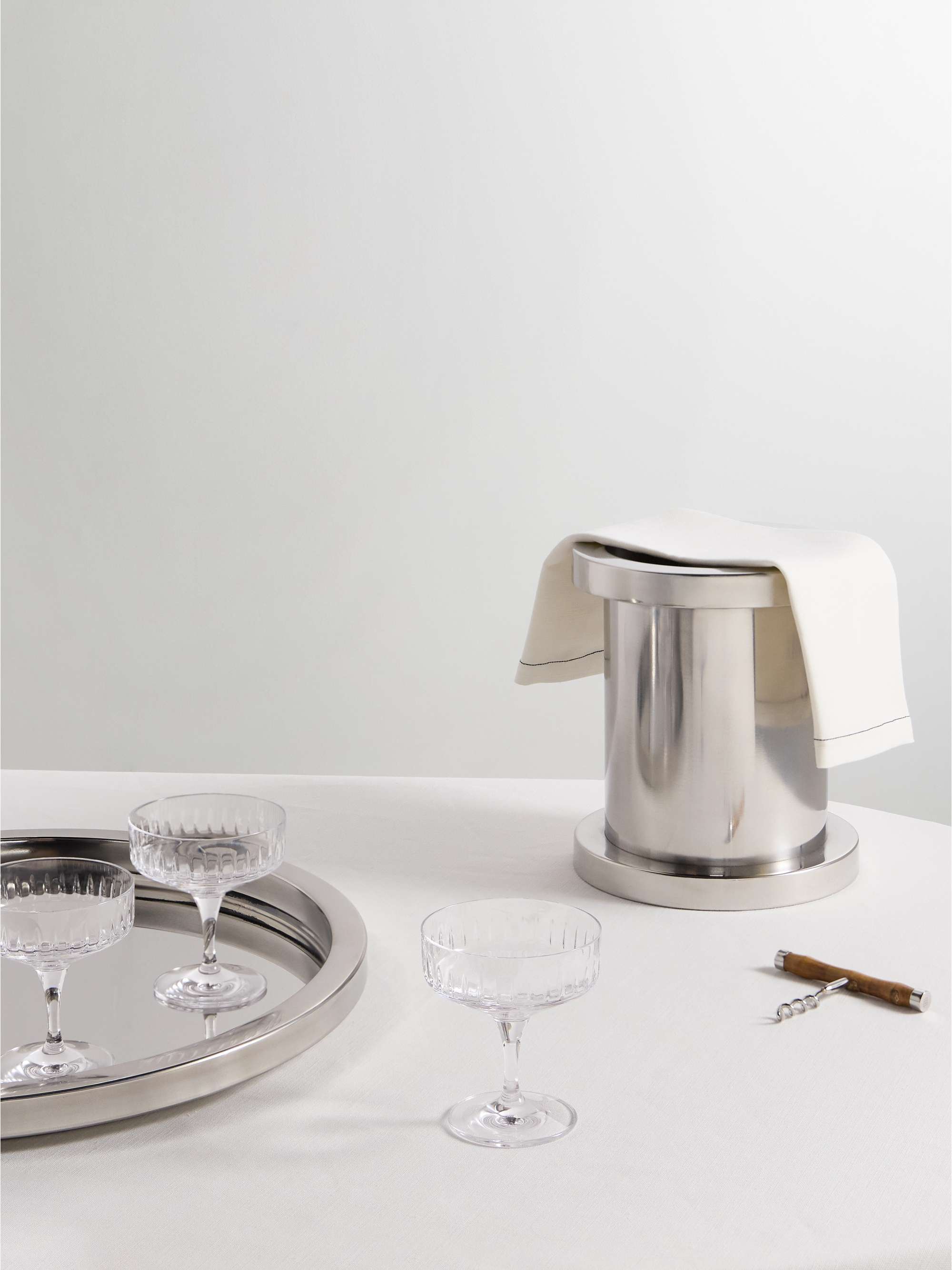 SOHO HOME Roebling set of four crystal champagne coupes | NET-A-PORTER