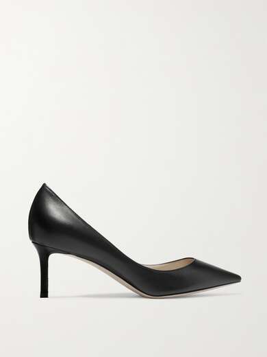 JIMMY CHOO Romy 60 leather pumps | NET-A-PORTER