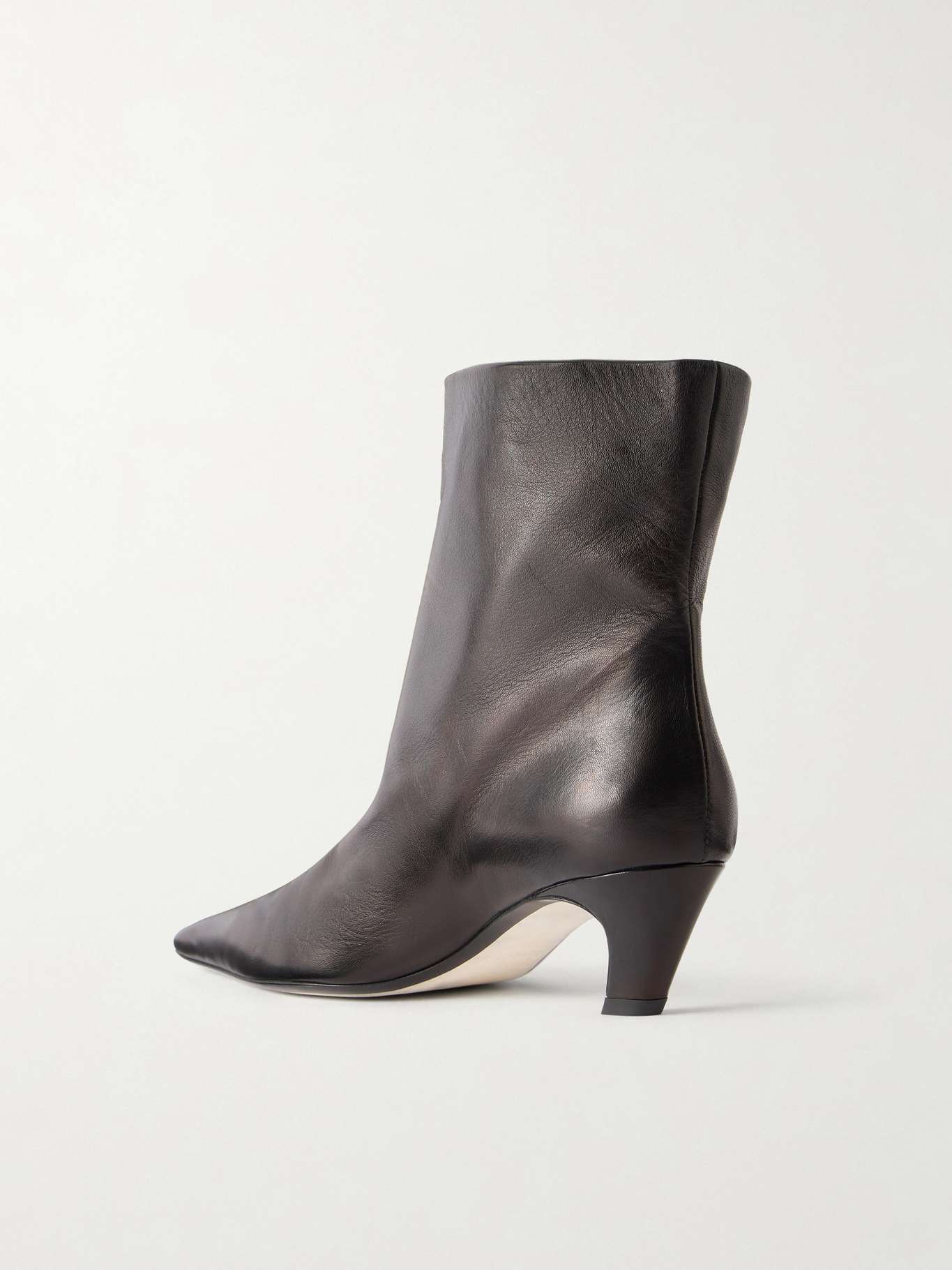 KHAITE Arizona leather ankle boots | NET-A-PORTER