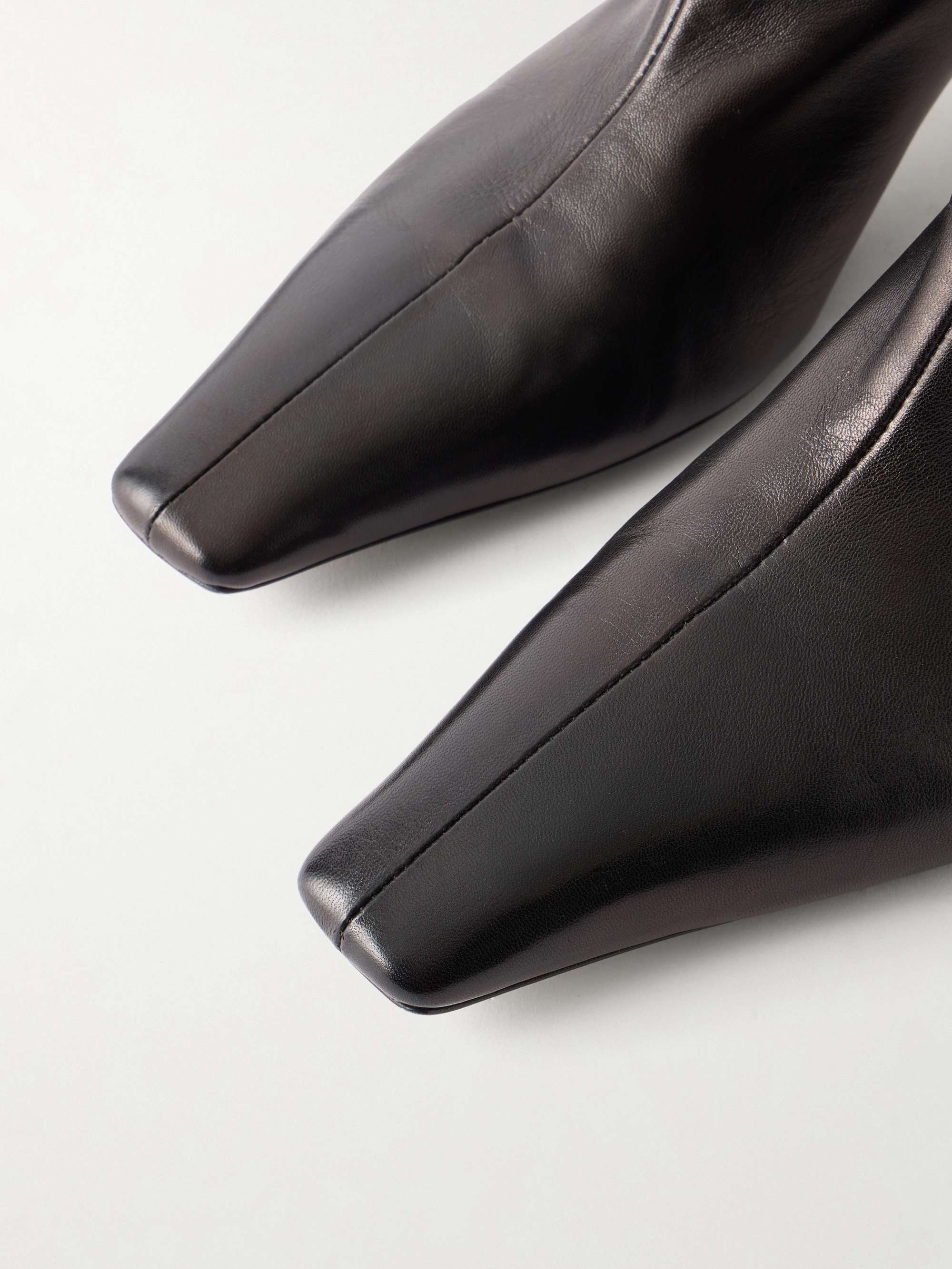 KHAITE Arizona leather ankle boots | NET-A-PORTER