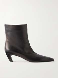 KHAITE Arizona leather ankle boots | NET-A-PORTER