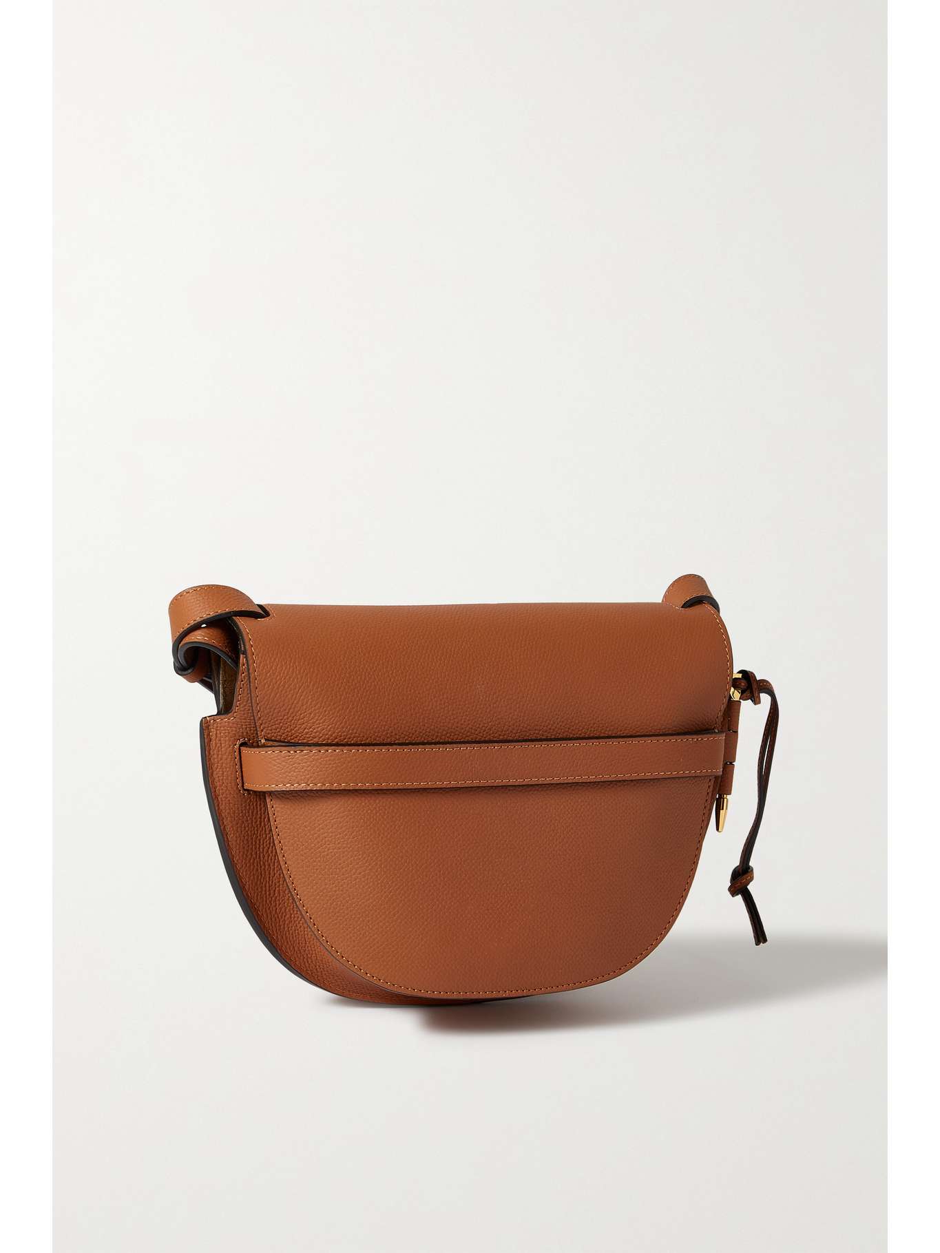 LOEWE Gate small textured-leather shoulder bag | NET-A-PORTER