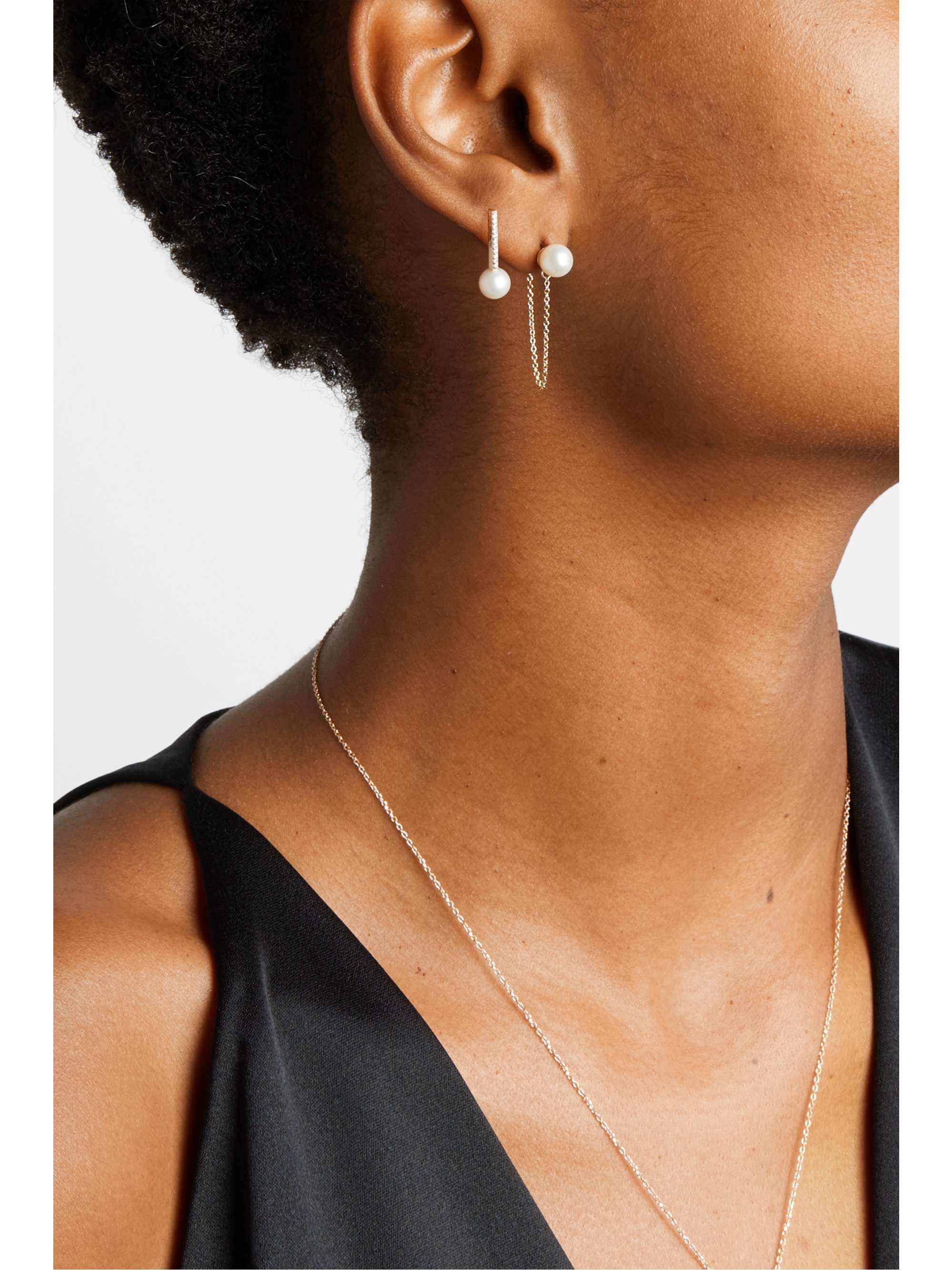 MATEO 14-karat gold pearl earrings | NET-A-PORTER