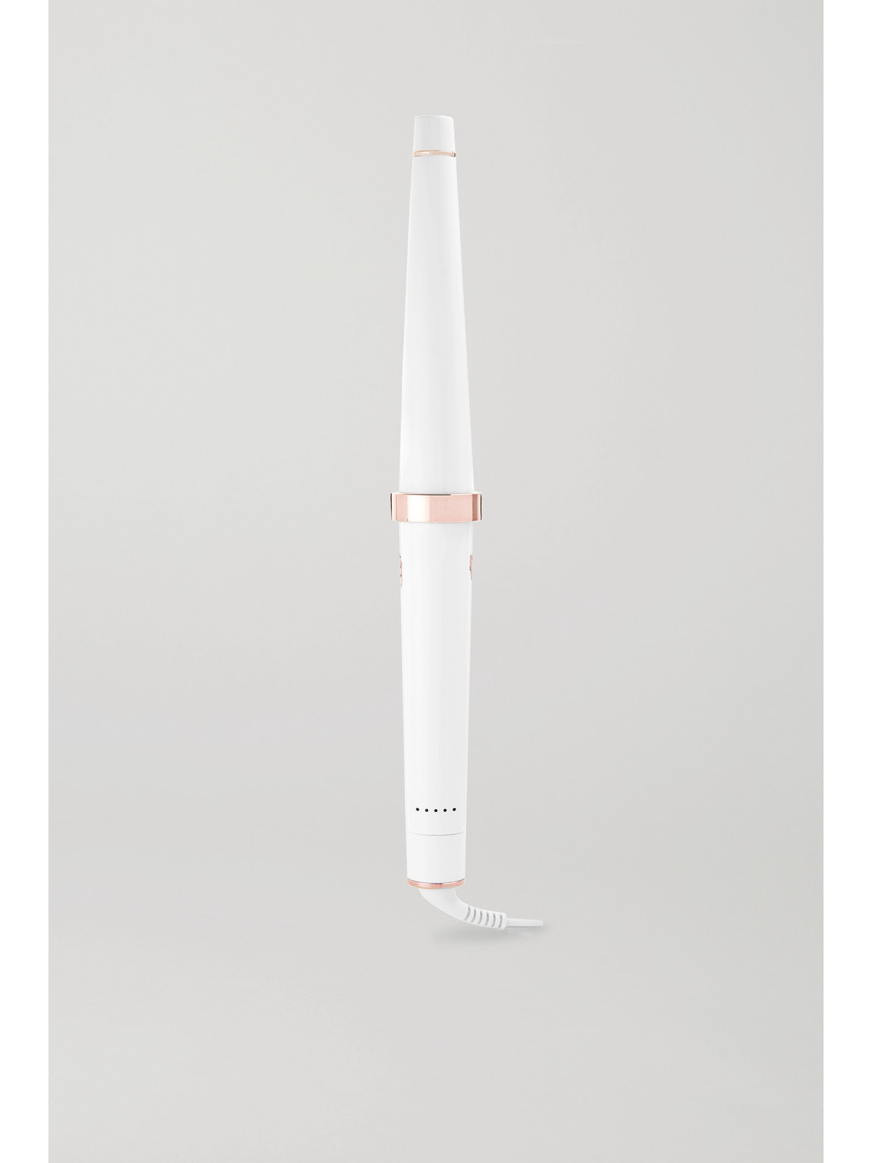 T3 Singlepass Wave Tapered Styling Wand In White | ModeSens