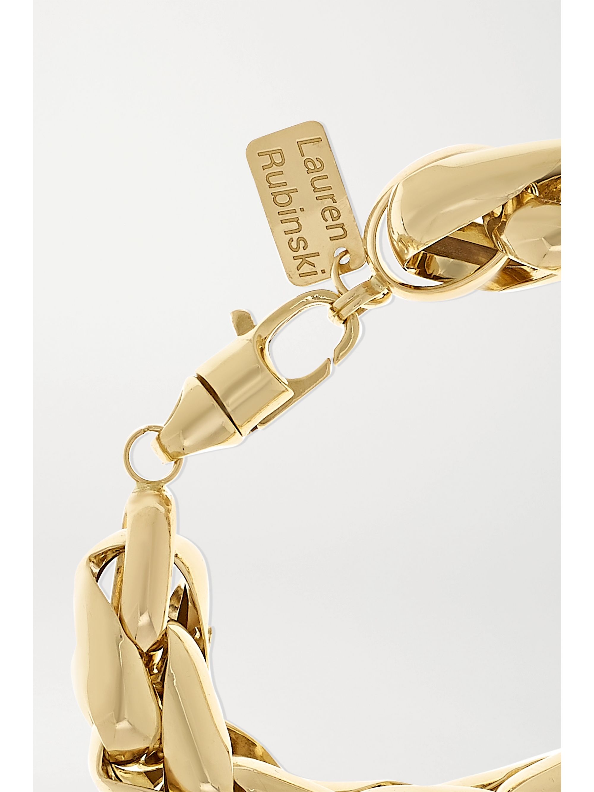 Gold Medium 14-karat gold bracelet | LAUREN RUBINSKI | NET-A-PORTER