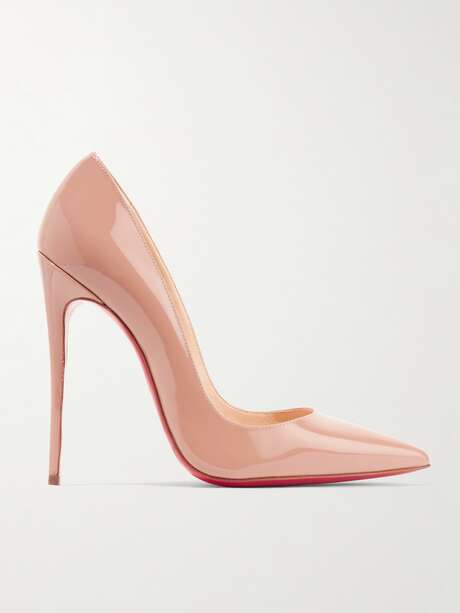 CHRISTIAN LOUBOUTIN So Kate 120 patent-leather pumps | NET-A-PORTER