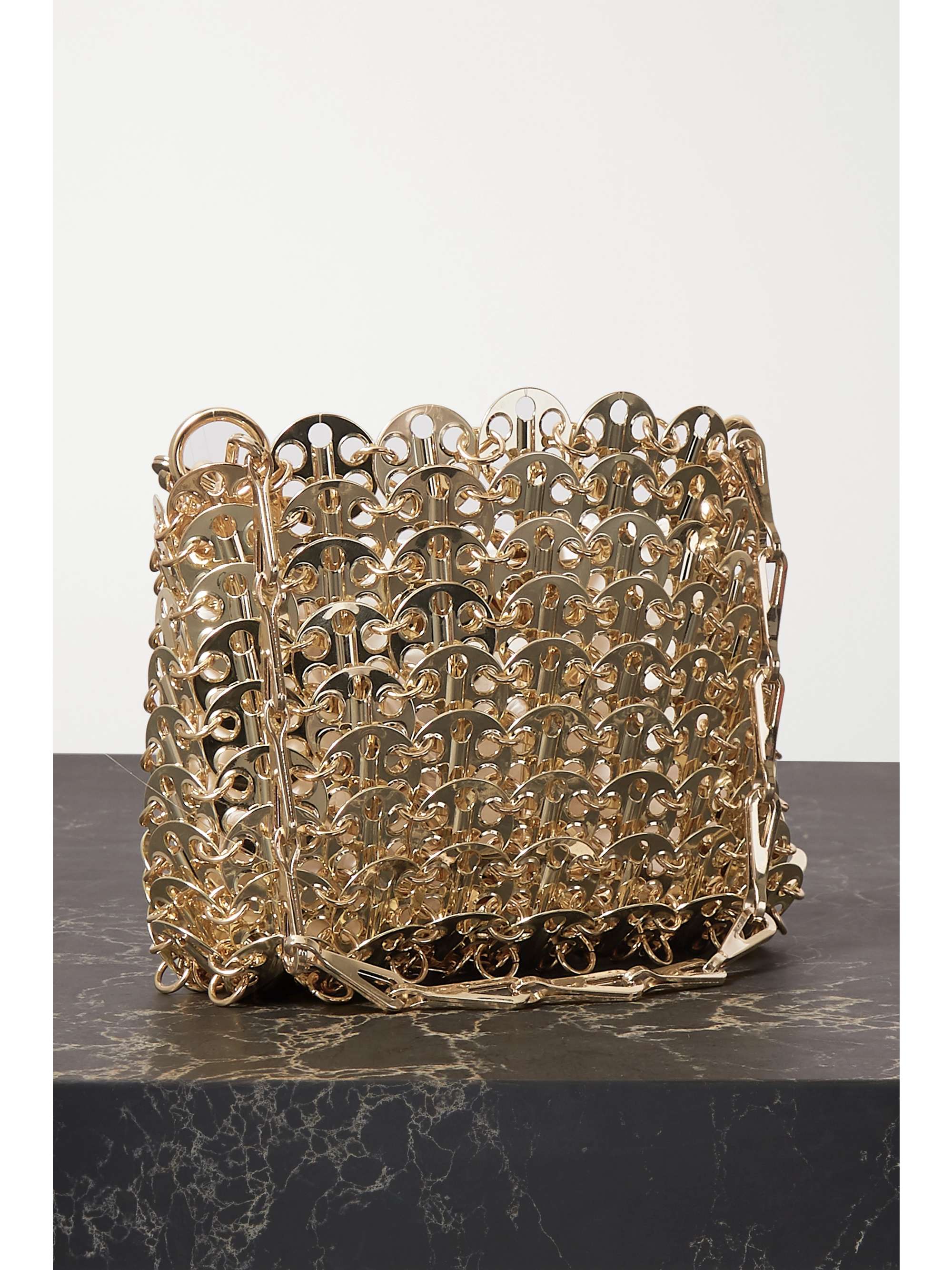 RABANNE 1969 Nano chainmail shoulder bag | NET-A-PORTER