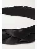 SOPHIE BUHAI Braided satin headband | NET-A-PORTER