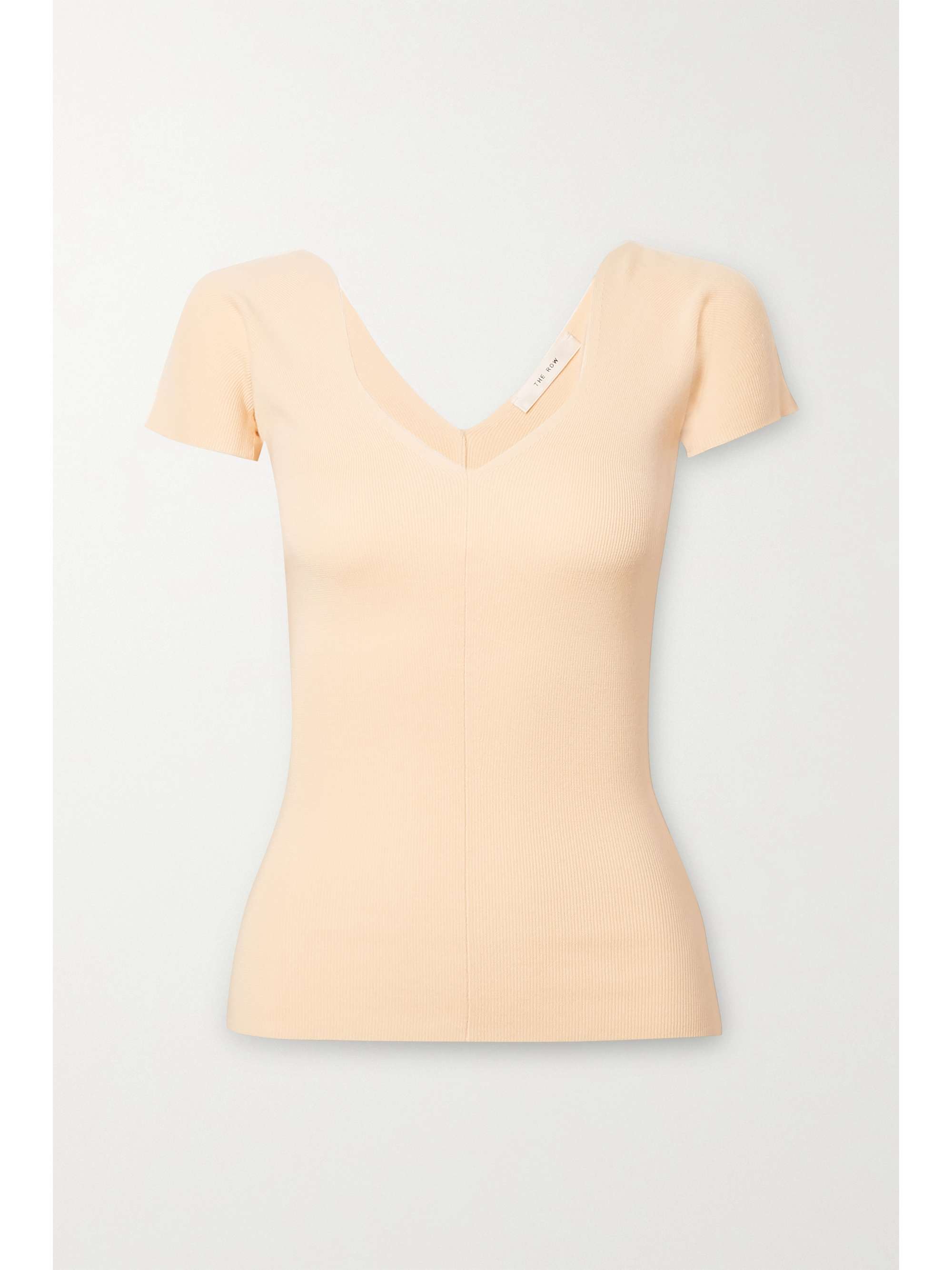 THE ROW Tain ribbed merino wool and cashmere-blend top | NET-A-PORTER