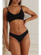 COMMANDO Set of three stretch thongs | NET-A-PORTER