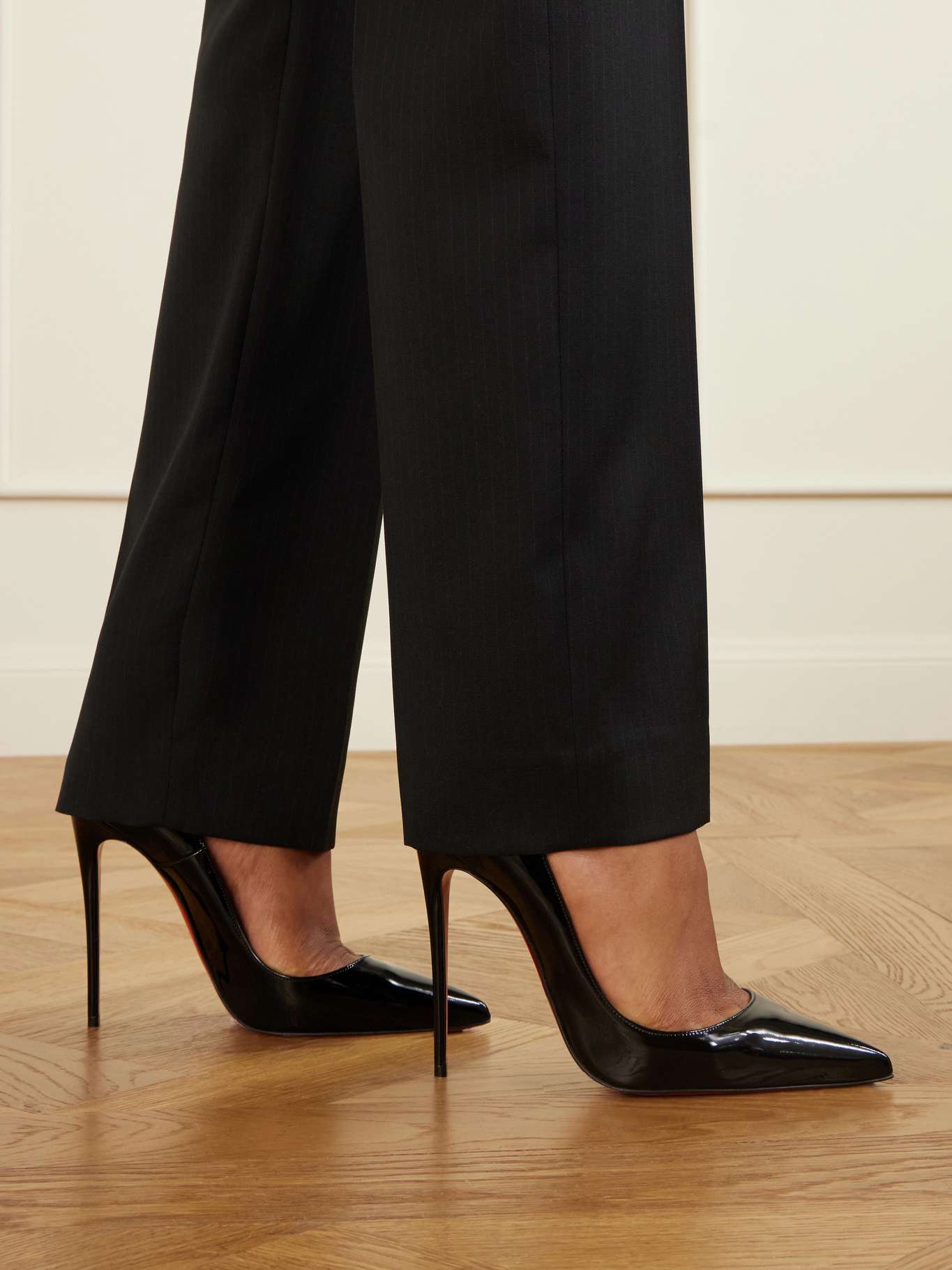 CHRISTIAN LOUBOUTIN So Kate 120 patent-leather pumps | NET-A-PORTER