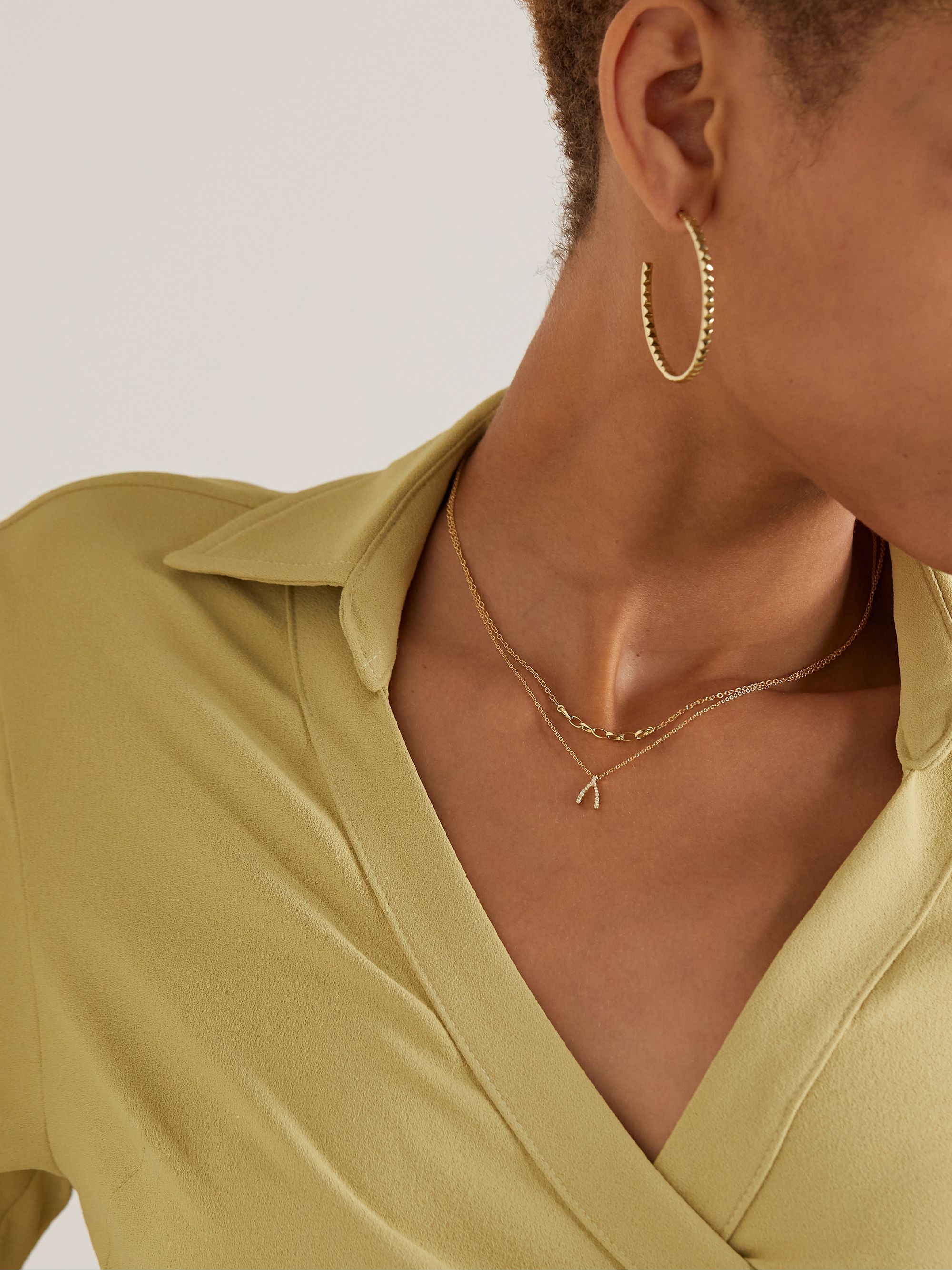 Jennifer Meyer Wishbone Necklace 2024 www.epicamlv
