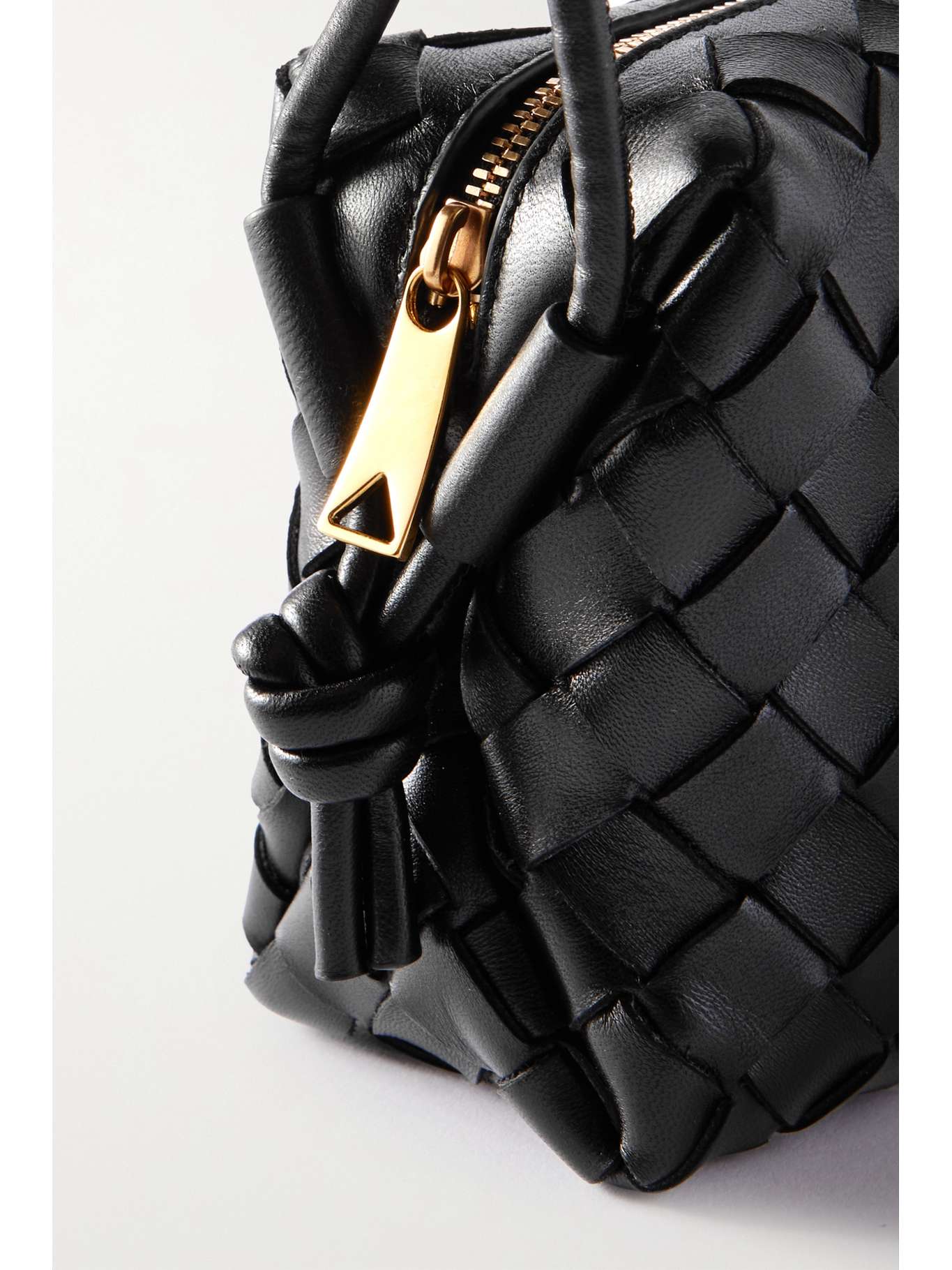 BOTTEGA VENETA Loop mini intrecciato leather shoulder bag | NET-A-PORTER