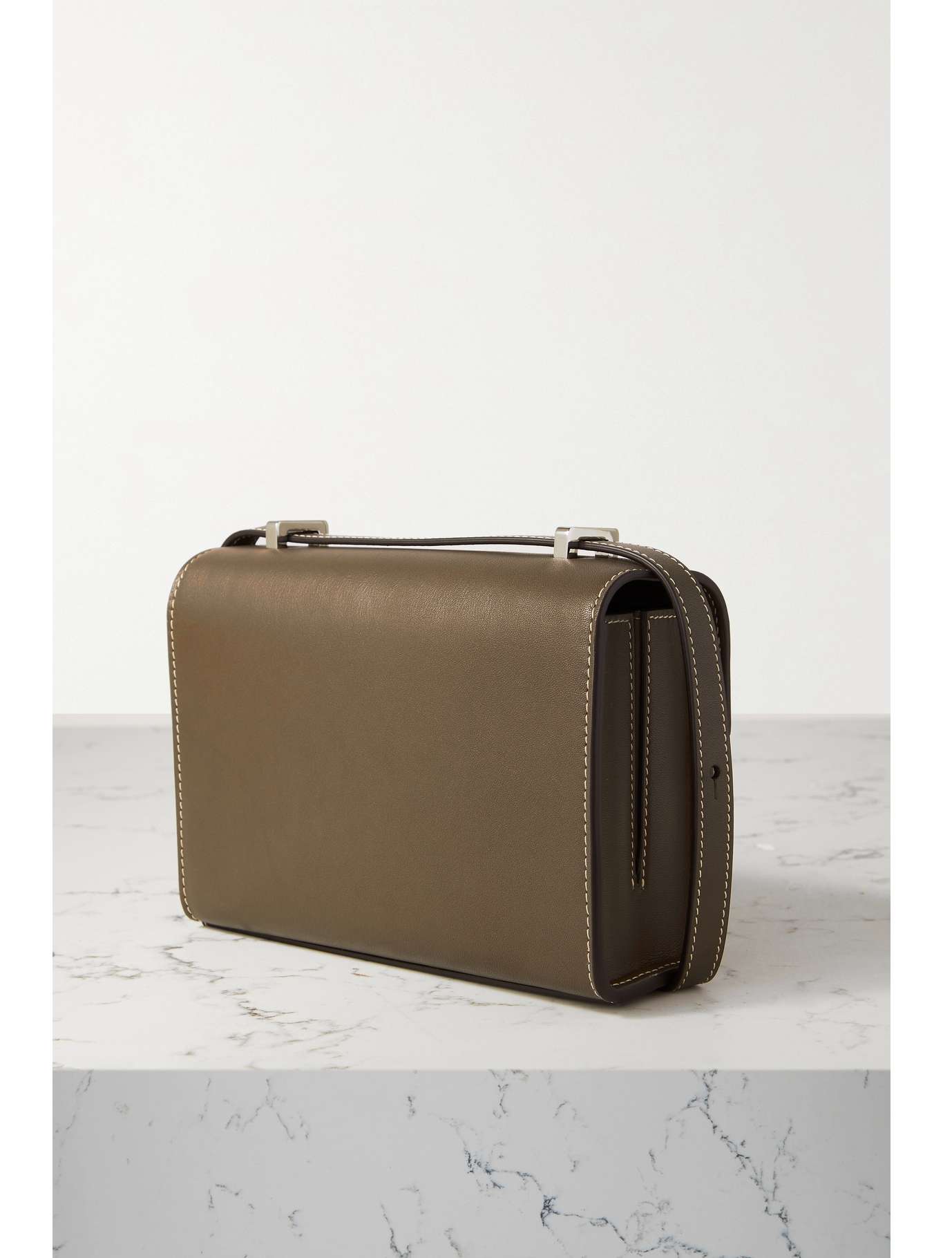 SAVETTE Symmetry 19 leather shoulder bag | NET-A-PORTER