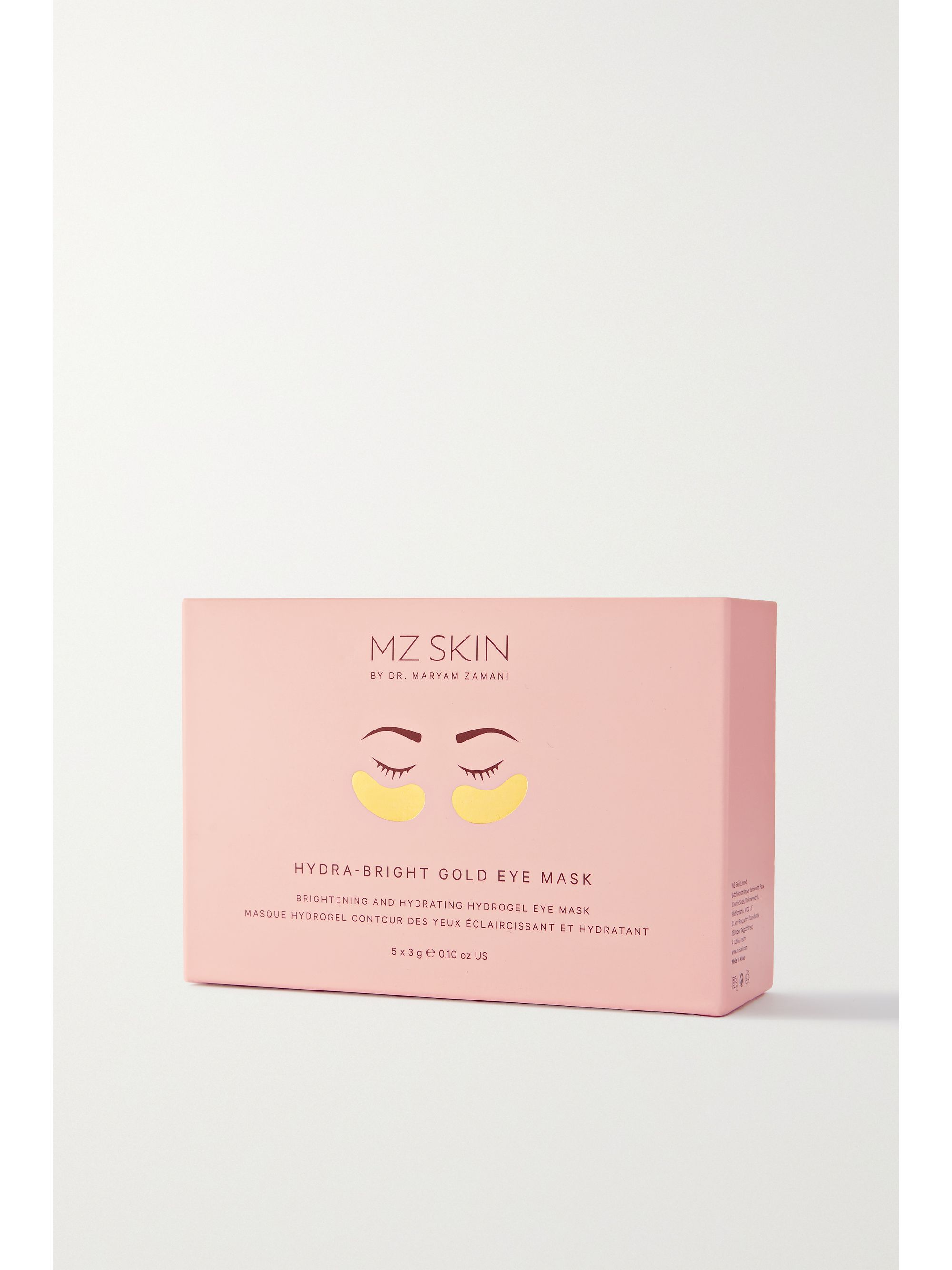 Colorless Hydra-Bright Golden Eye Treatment Mask x 5 | MZ SKIN | NET-A ...