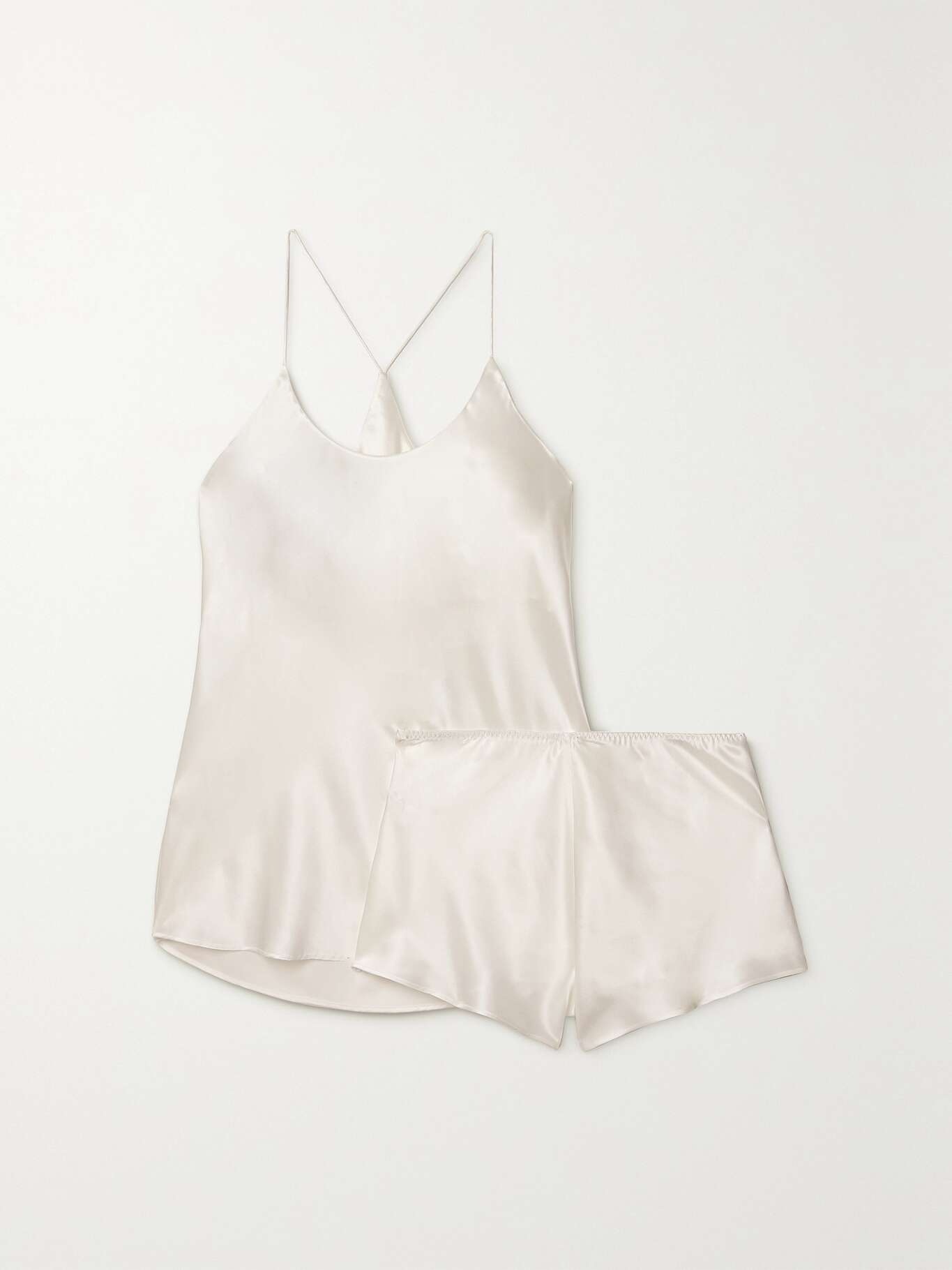 OLIVIA VON HALLE Bella silk-satin pajama set | NET-A-PORTER