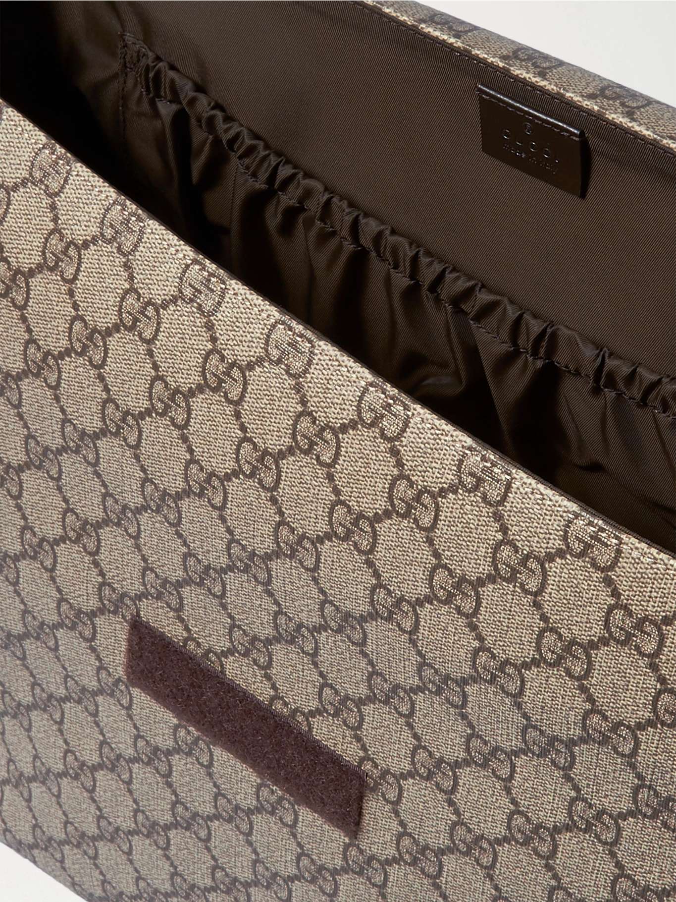 GUCCI Ophidia printed coated-canvas diaper bag | NET-A-PORTER