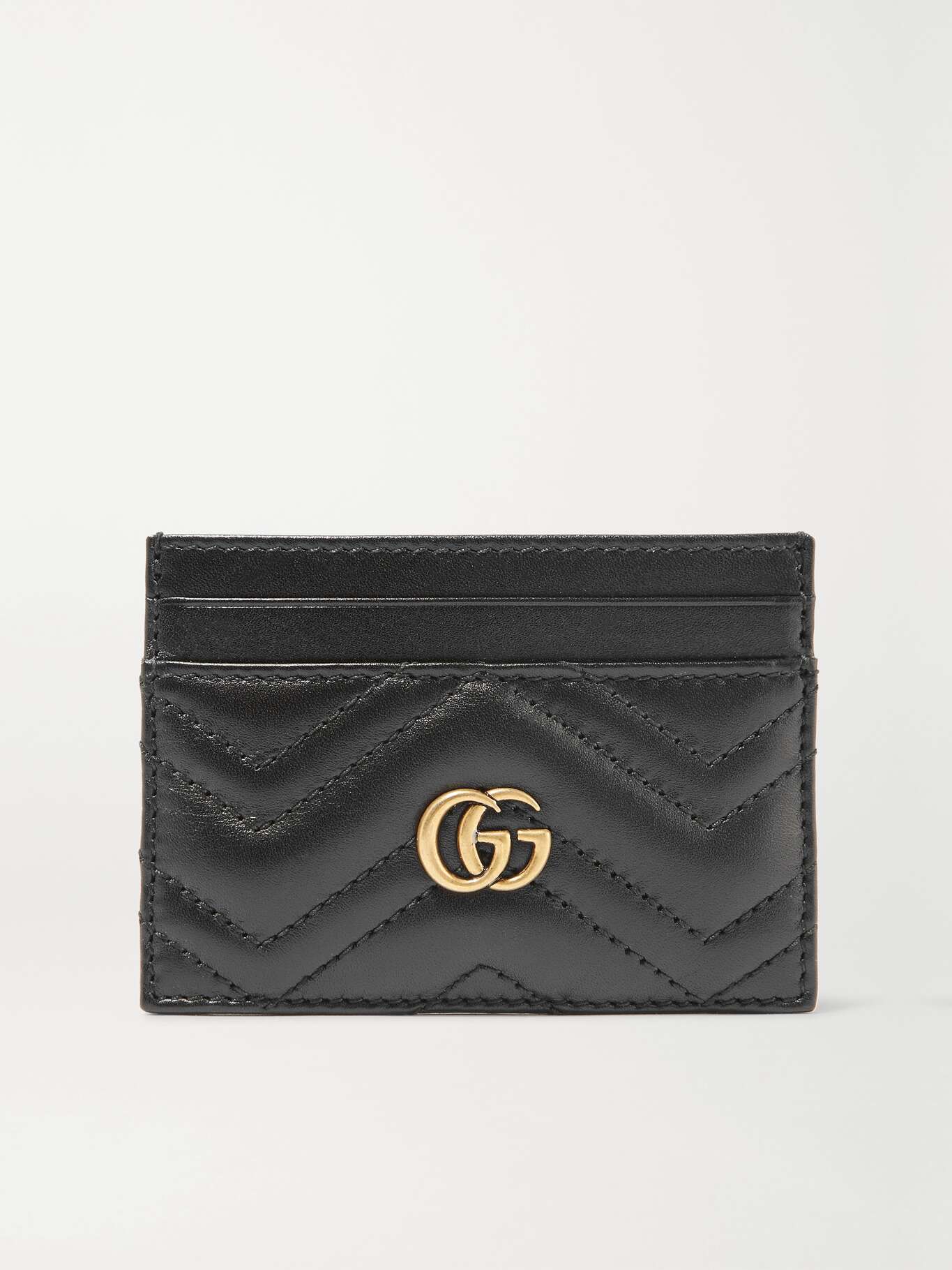 GUCCI GG Marmont quilted leather cardholder | NET-A-PORTER