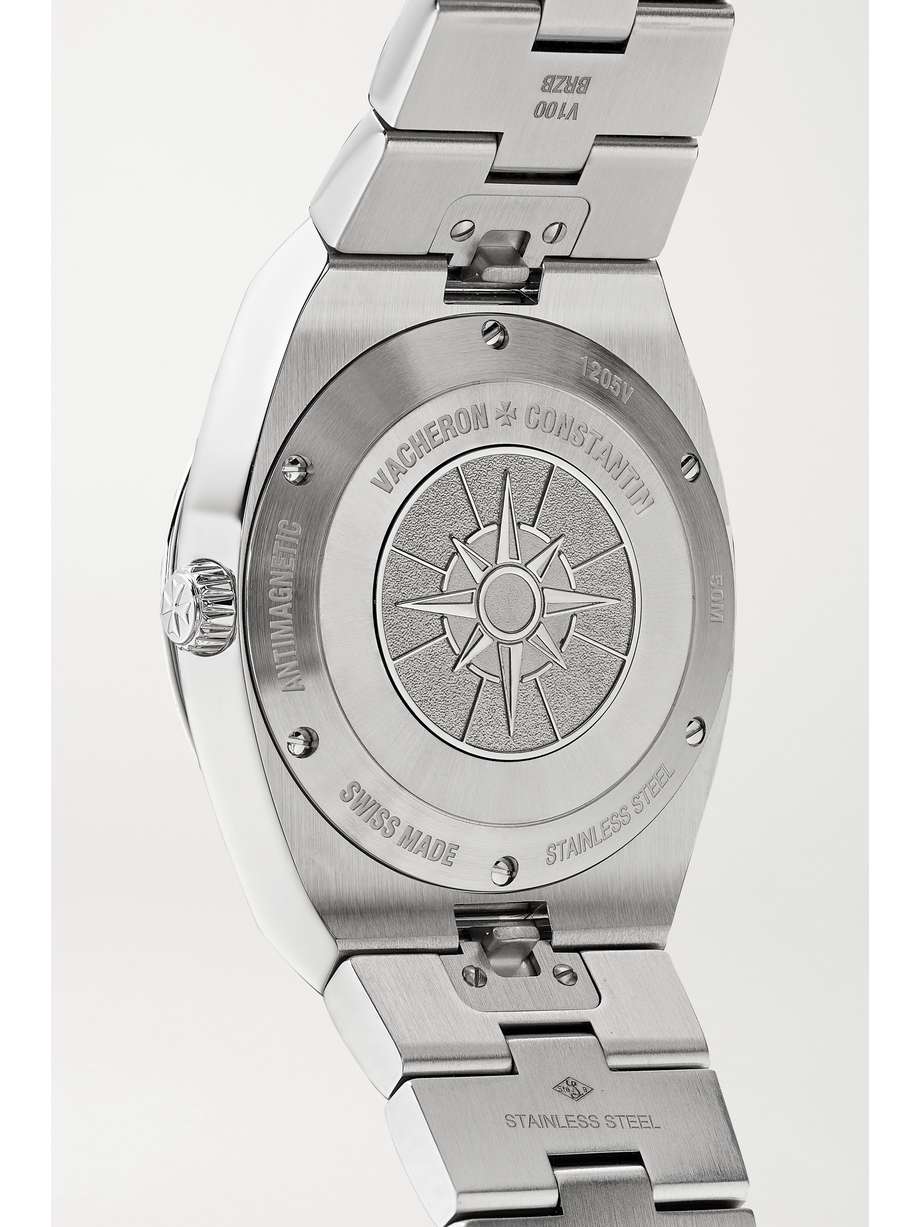 VACHERON CONSTANTIN Overseas Quartz 33mm stainless steel and diamond ...