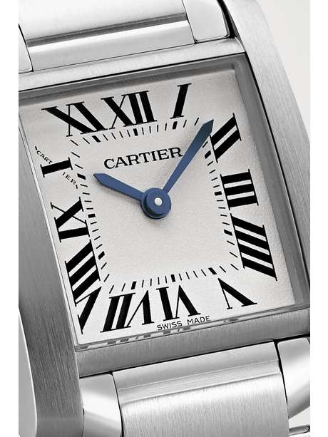 CARTIER Tank Française 20mm small stainless steel watch | NET-A-PORTER