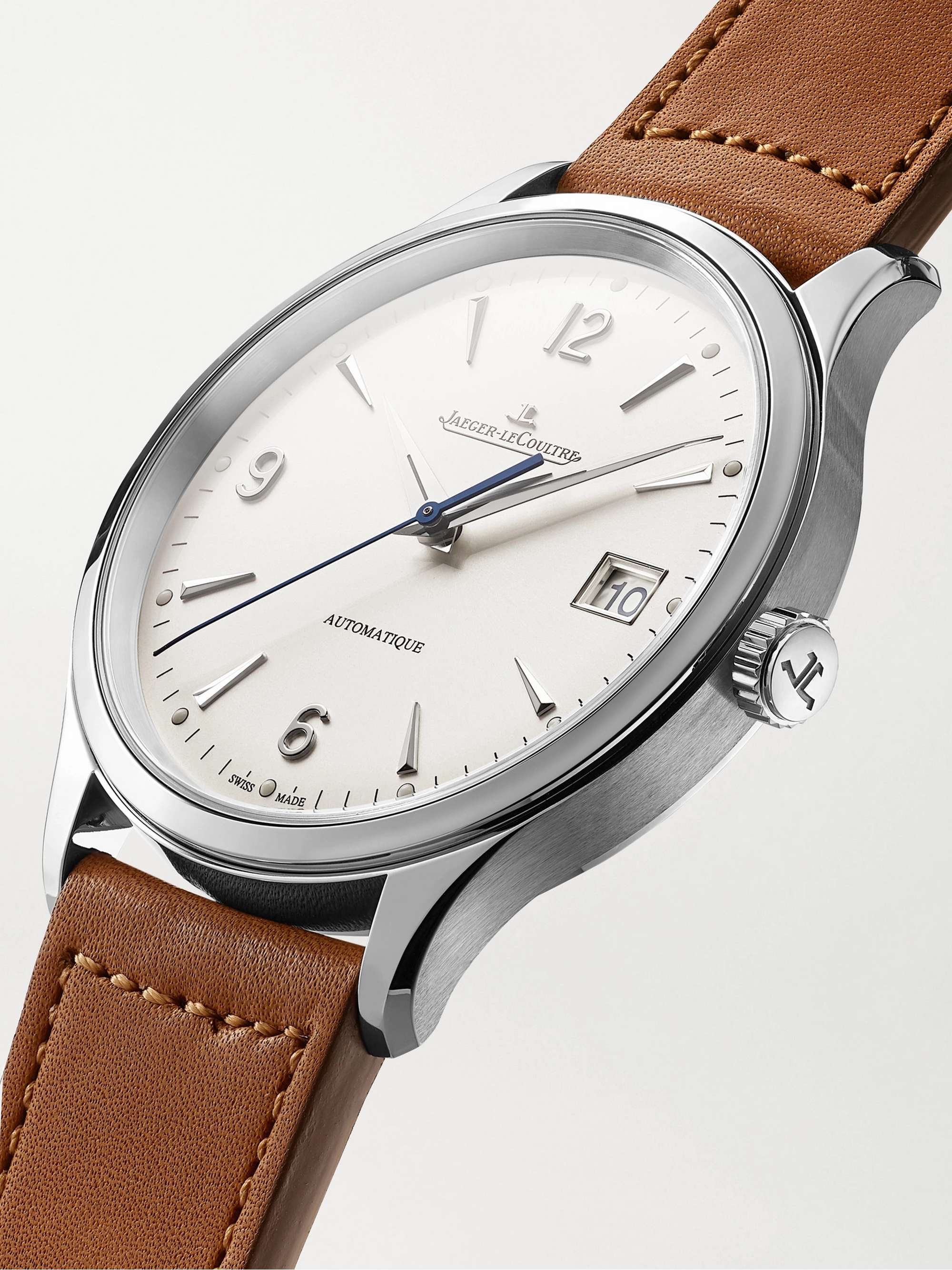 JAEGER-LECOULTRE Master Control Date Automatic 40mm stainless steel and ...