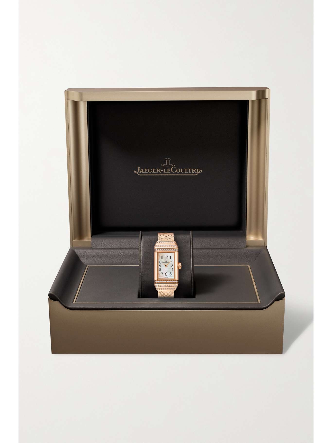 JAEGER-LECOULTRE Reverso One Duetto Hand-Wound 18mm rose gold diamond ...