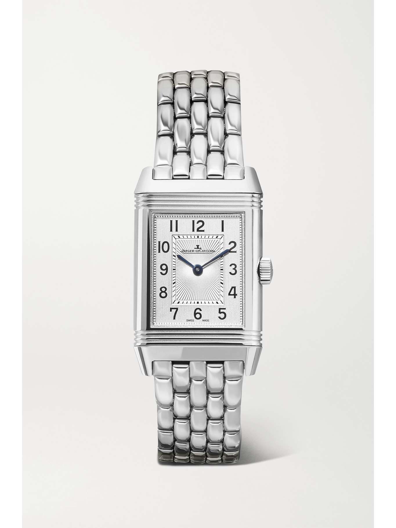 Silver Reverso Classic Duetto small hand-wound 34.2mm x 21mm rose gold ...