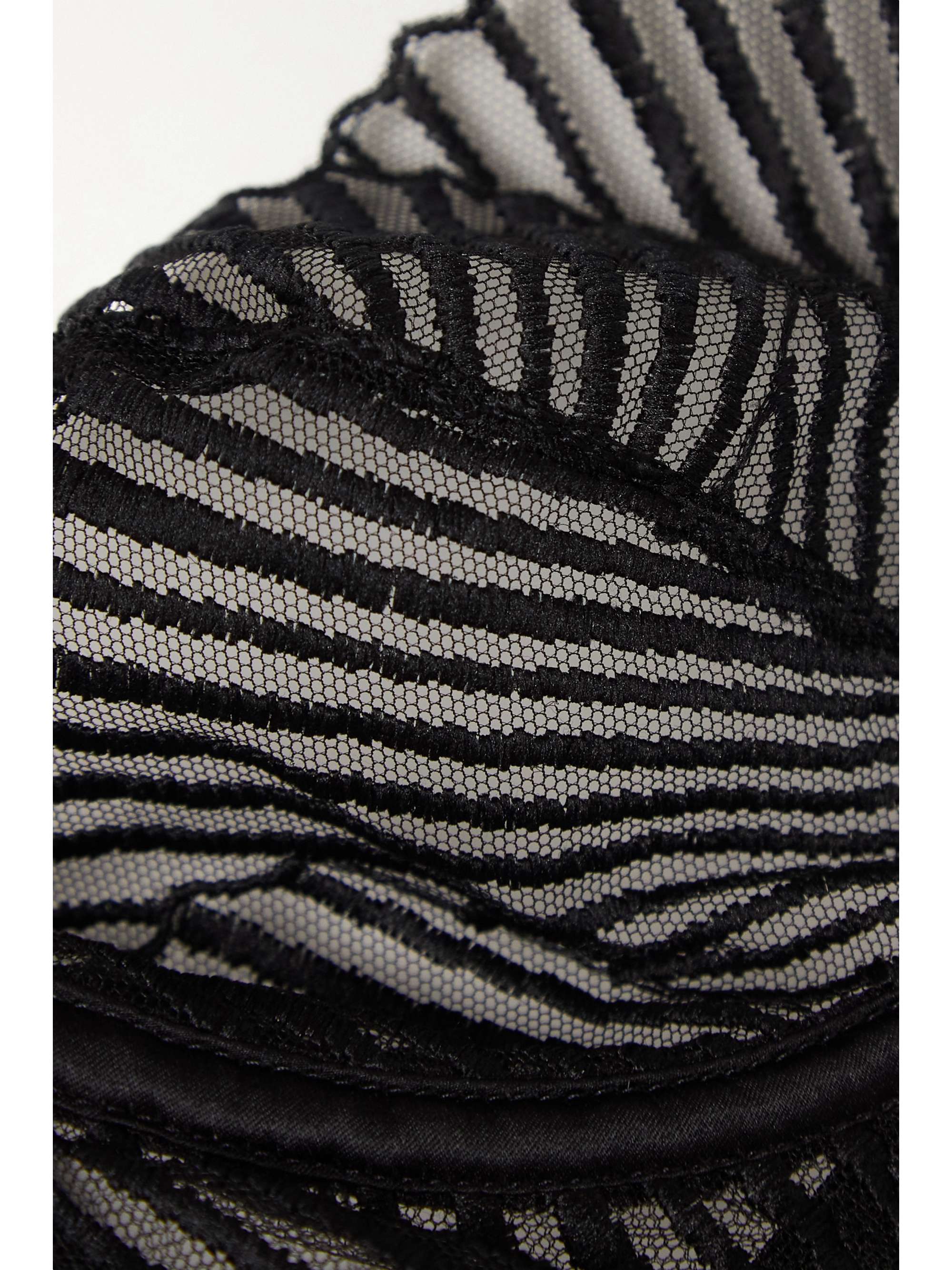 COCO DE MER Athena satin-trimmed embroidered tulle underwired bra | NET ...