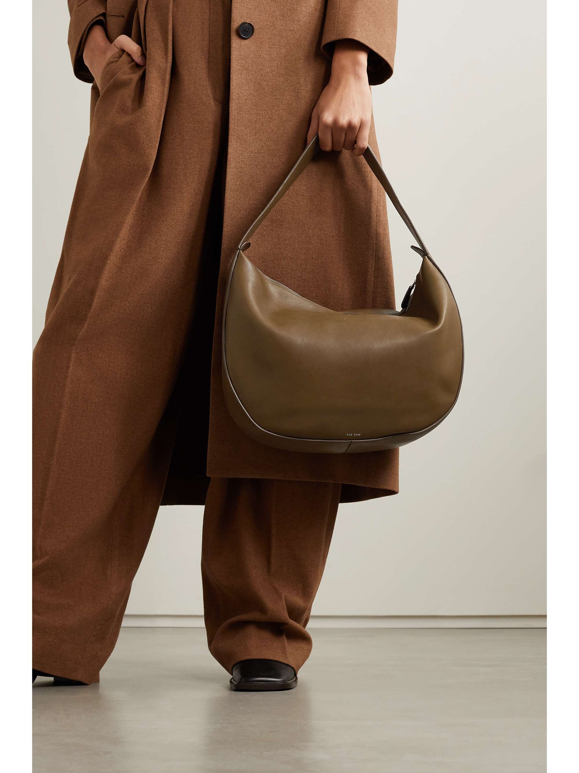 The Row Khaki Allie Shoulder Bag