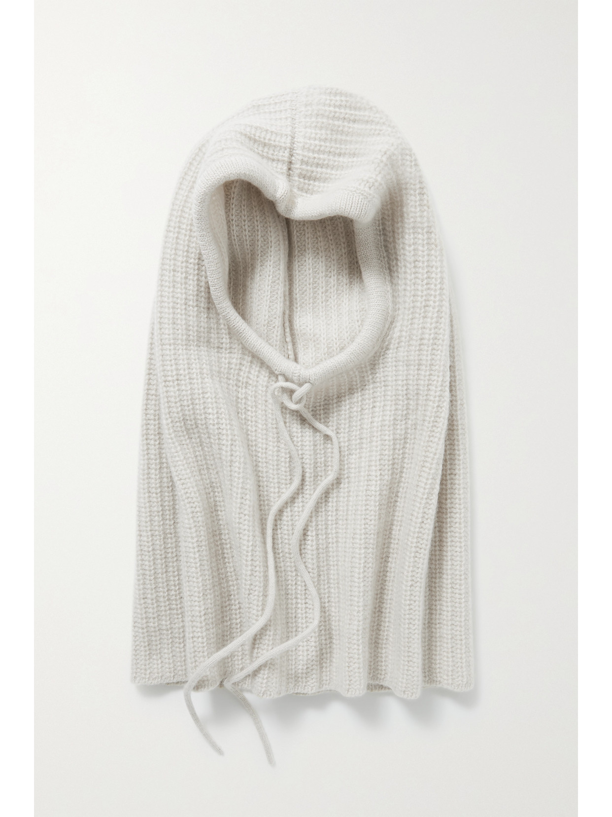 Portolano Ribbed Cashmere Snood In Ecru | ModeSens