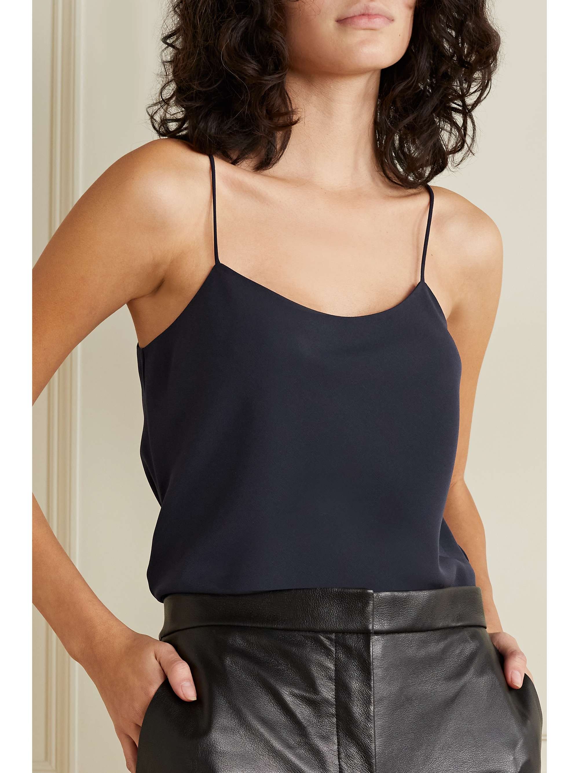 THE ROW Biggins matte-satin camisole | NET-A-PORTER