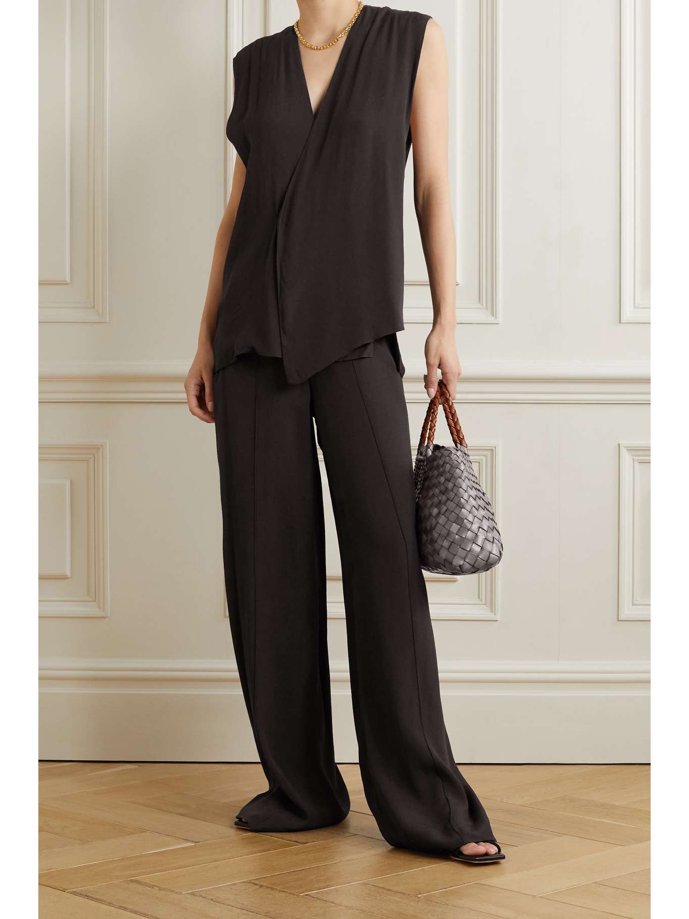 HAIGHT Crepe vest | NET-A-PORTER