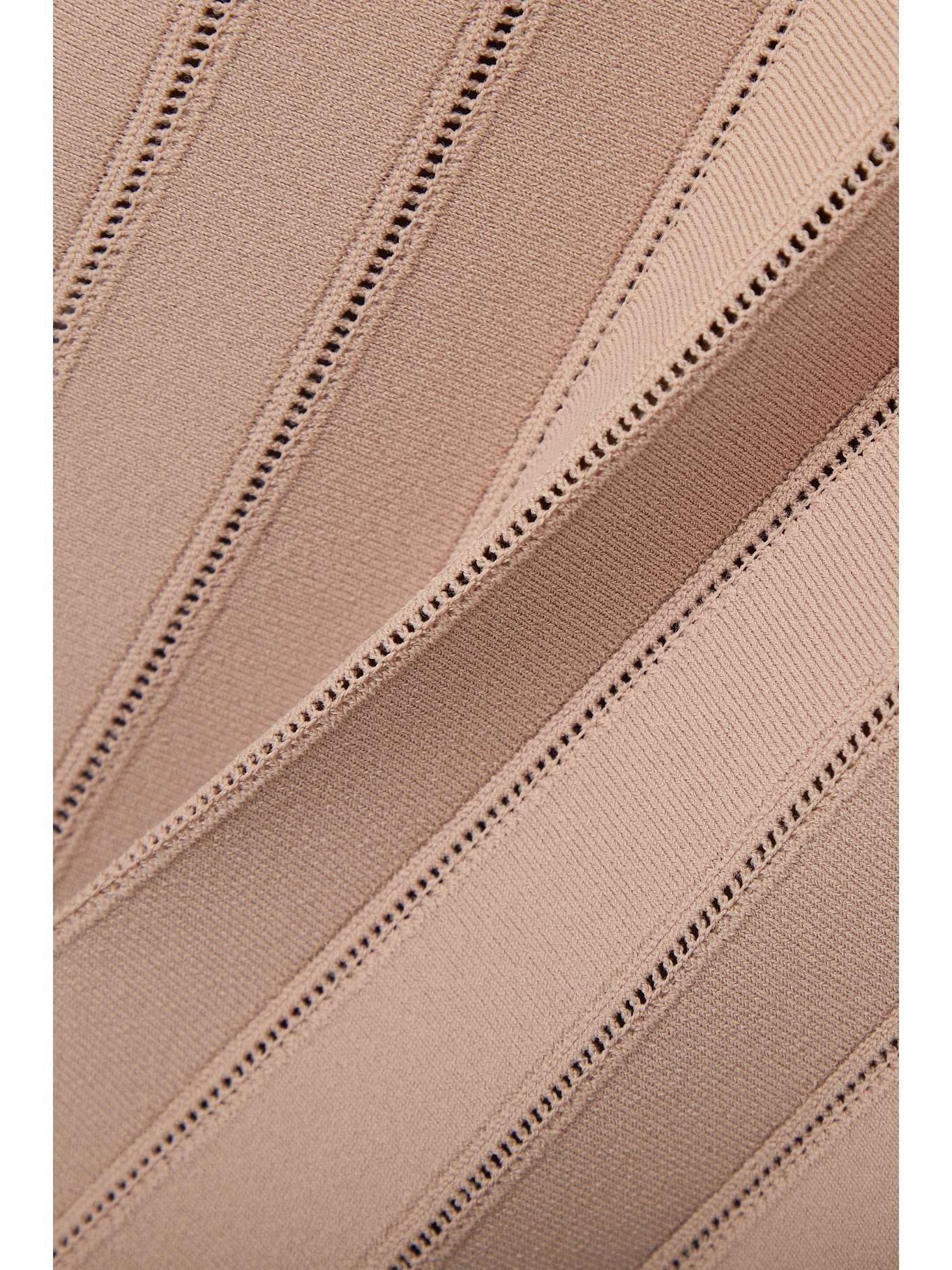 ALAÏA Pointelle-trimmed stretch-knit bodysuit | NET-A-PORTER