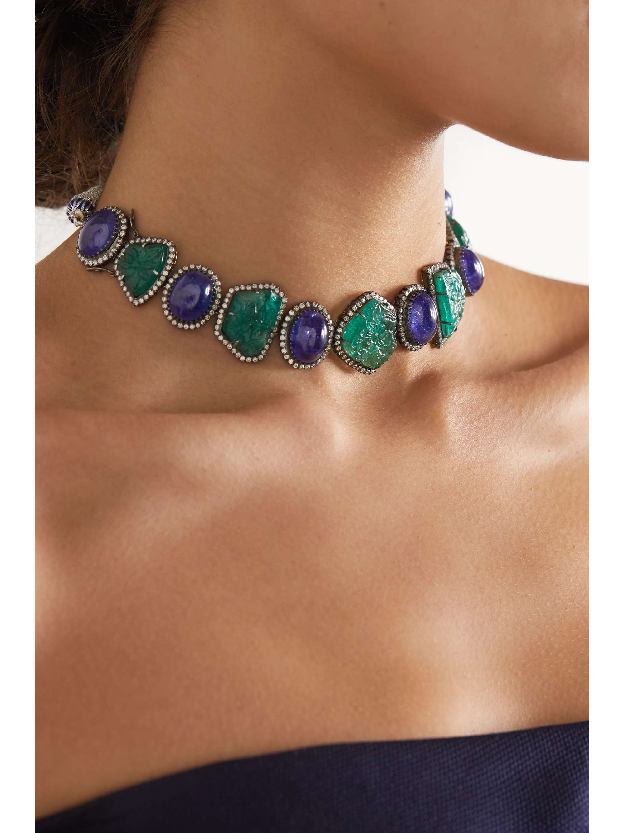 Bracelet convertible en argent sterling, or 18 carats (750/1000) et ...