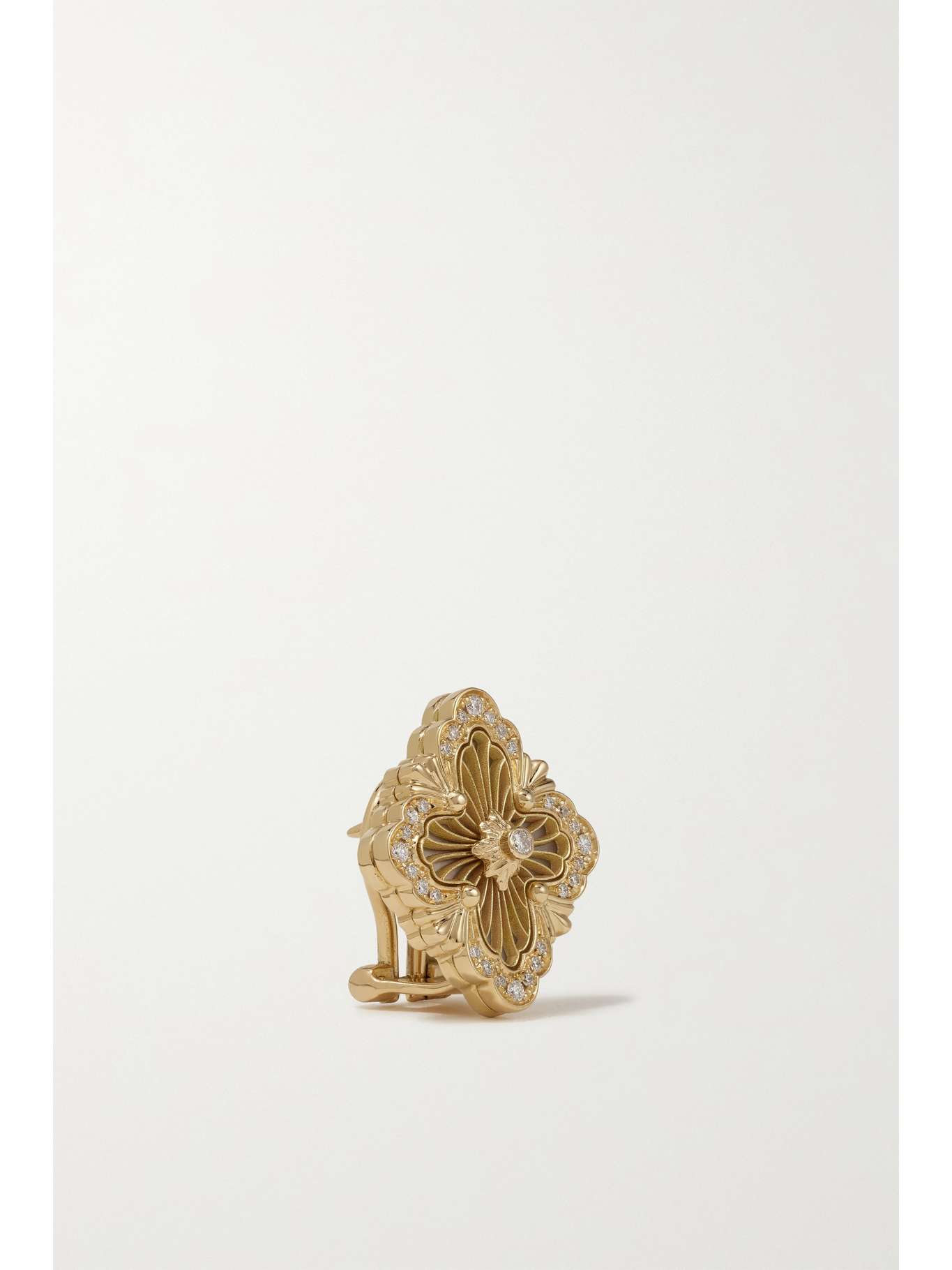 BUCCELLATI Opera Tulle 18-karat gold, mother-of-pearl and diamond ...